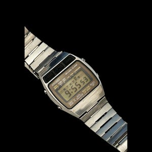 RARE Vintage Seiko A169-5000 Melodic Alarm LCD Digital Wrist Watch ...