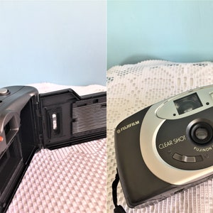 Vintage Fujifilm Clear Shot 30 Date / Compact 35mm Film Point and Shoot ...