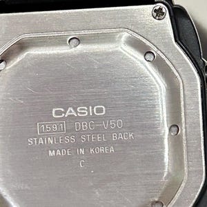 Vintage Casio DBC-V50 Easy Rec Data Bank Wrist Watch Telememo ...