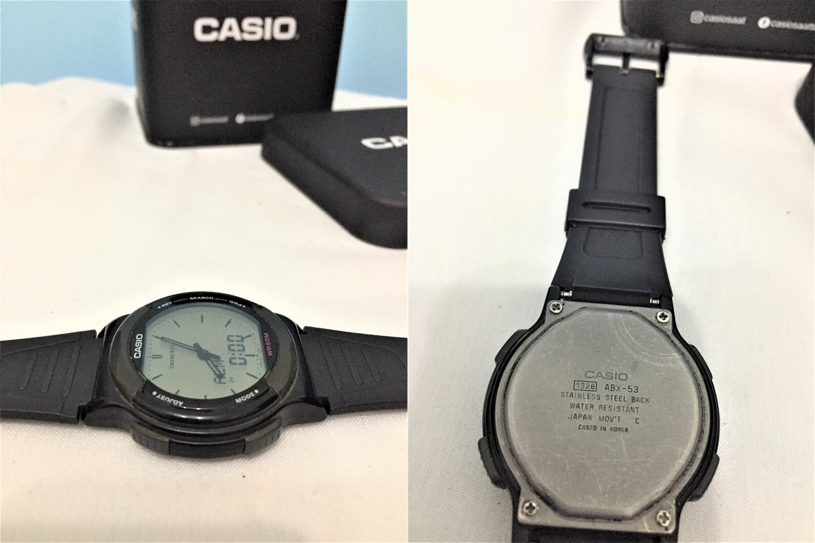 Vintage Casio Abx-53 Module 1326 Twincept/ Ana-digi Data Bank - Etsy