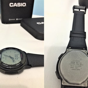 Vintage Casio Abx-53 Module 1326 Twincept/ Ana-digi Data Bank World ...