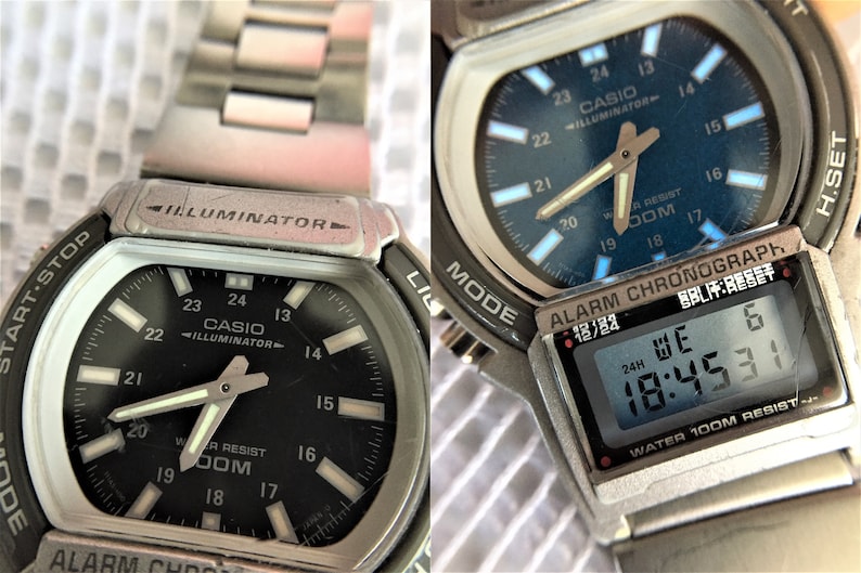 Vintage Casio AW-61 1750 Watch Analog Digital / Japan/ Chronograph, Men ...