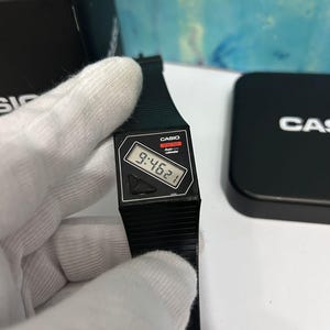 Ultra RARE CASIO FS-10 Vintage Thin Film Watch Mod:465 Japan U ...