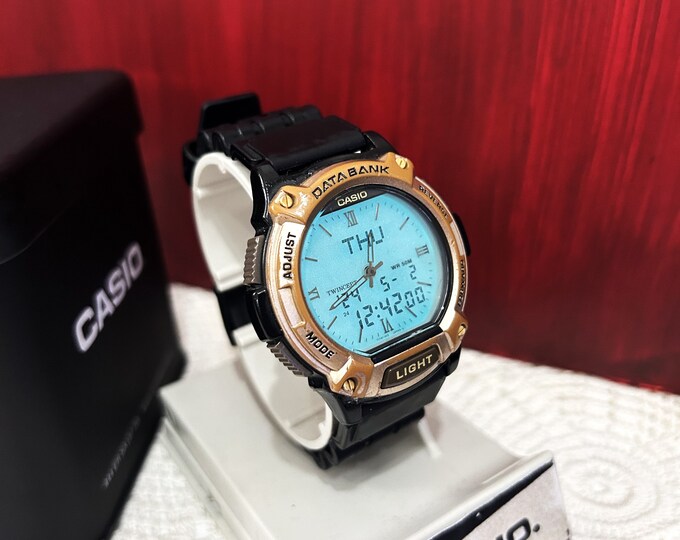 RARE Casio ABX-66 Twincept Wrist Watch Module 1337 Vintage Old Retro ...
