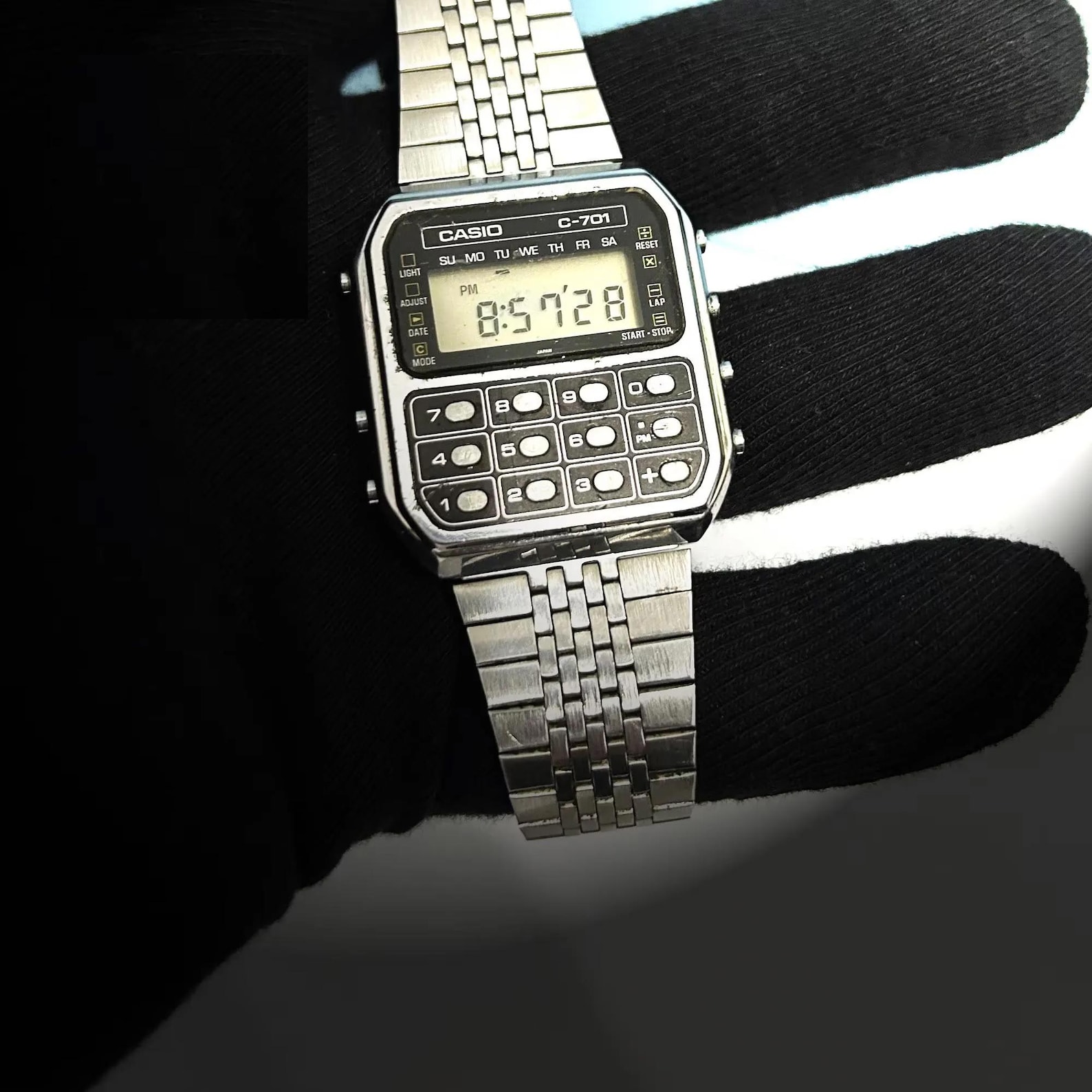 Retro Casio C-701/ Mens Watch Digital Quartz Casio Calculator Watch ...