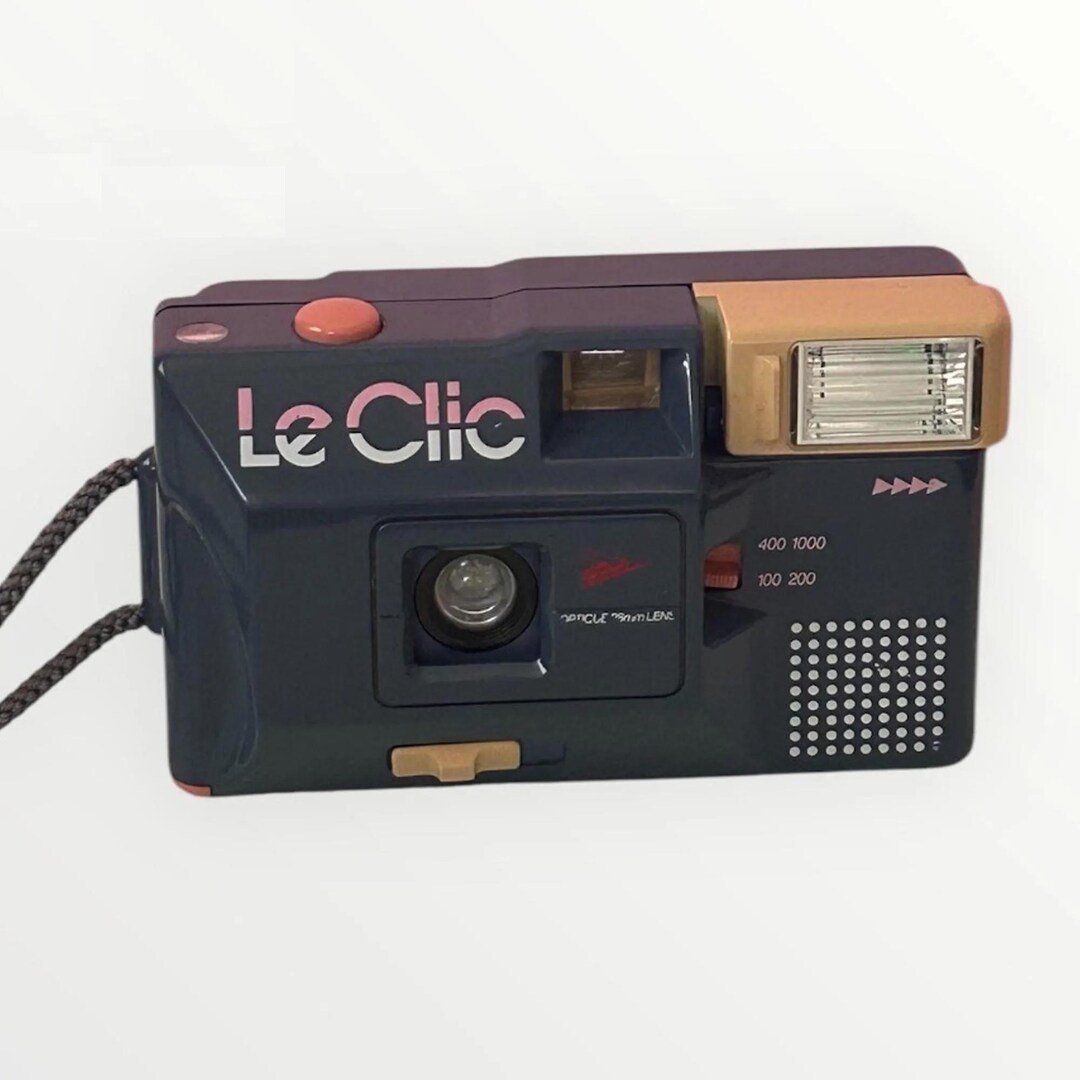 Vintage Le Clic Film Camera Flash Working Optique 38 Mm LENS Very Good ...