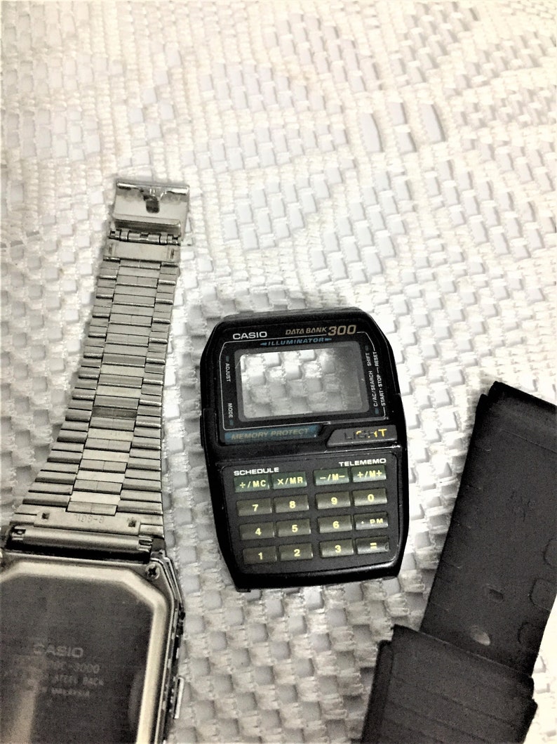 Very Rare Casio DBC-3000 Mod 1478 / Spare Case Slicone Band/ - Etsy