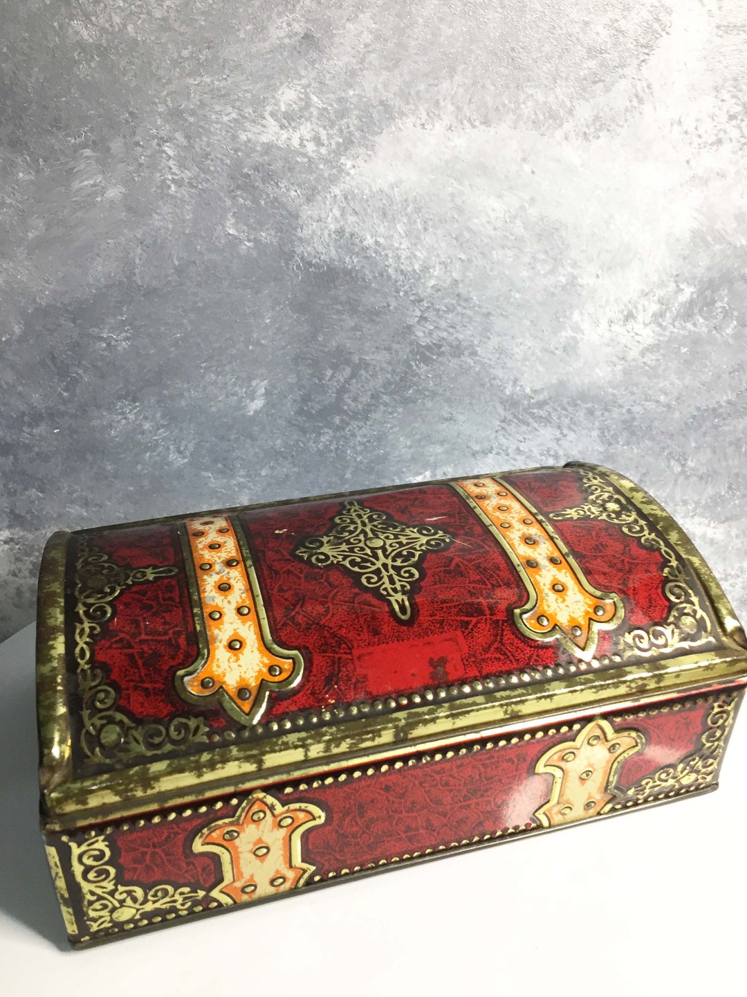 Vintage Turkish Gum Metal Box /metal Decorative Tin Box/ Gum Tin ...
