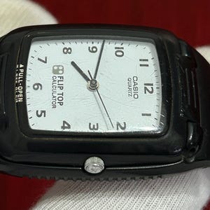 RARE Vintage Casio Flip Top FTP-10/ Module 760 /mens Watch Japan Made ...