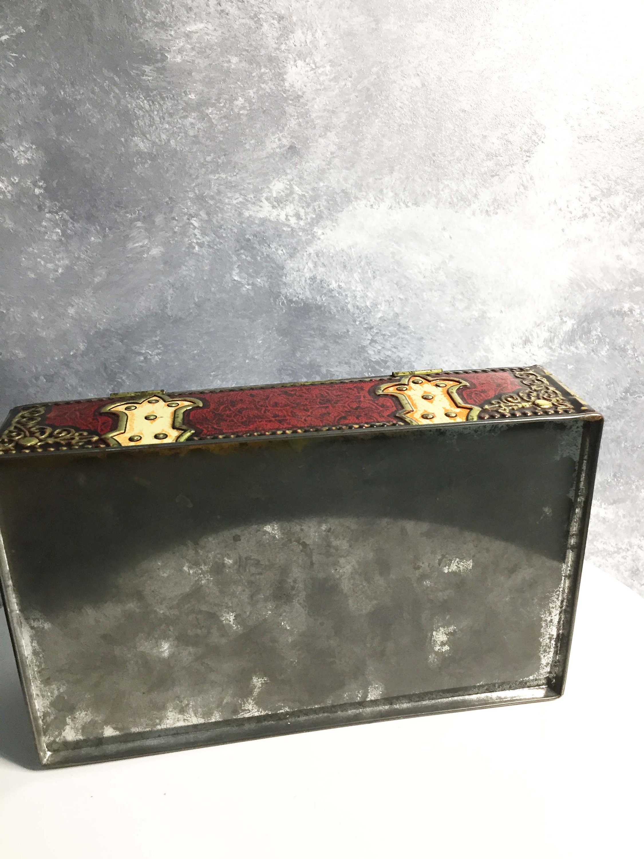 Vintage Turkish Gum Metal Box /metal Decorative Tin Box/ Gum Tin ...