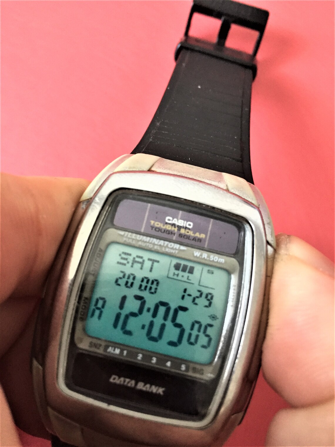 Vintage Casio DB-E30 Databank/ Solar Men's - Etsy