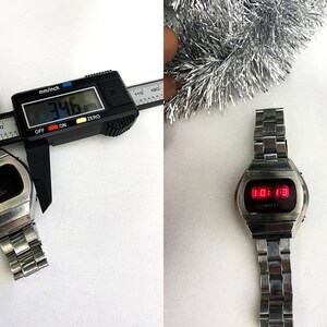 Vintage Orient Touch LED Sensor Watch/ H-680103-40 CA All Stainless ...