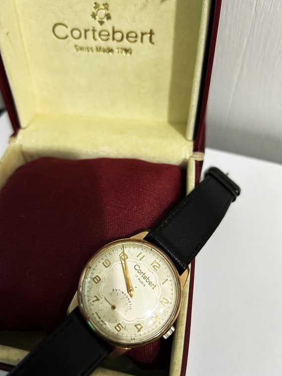 Vintage CORTEBERT Swiss MADE Watch / 17 Rubis / 196… - Gem