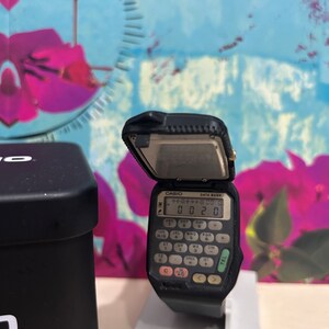 Black Dial Vintage Casio Flip Top FTP-30 / Module 761 /mens Watch Japan ...