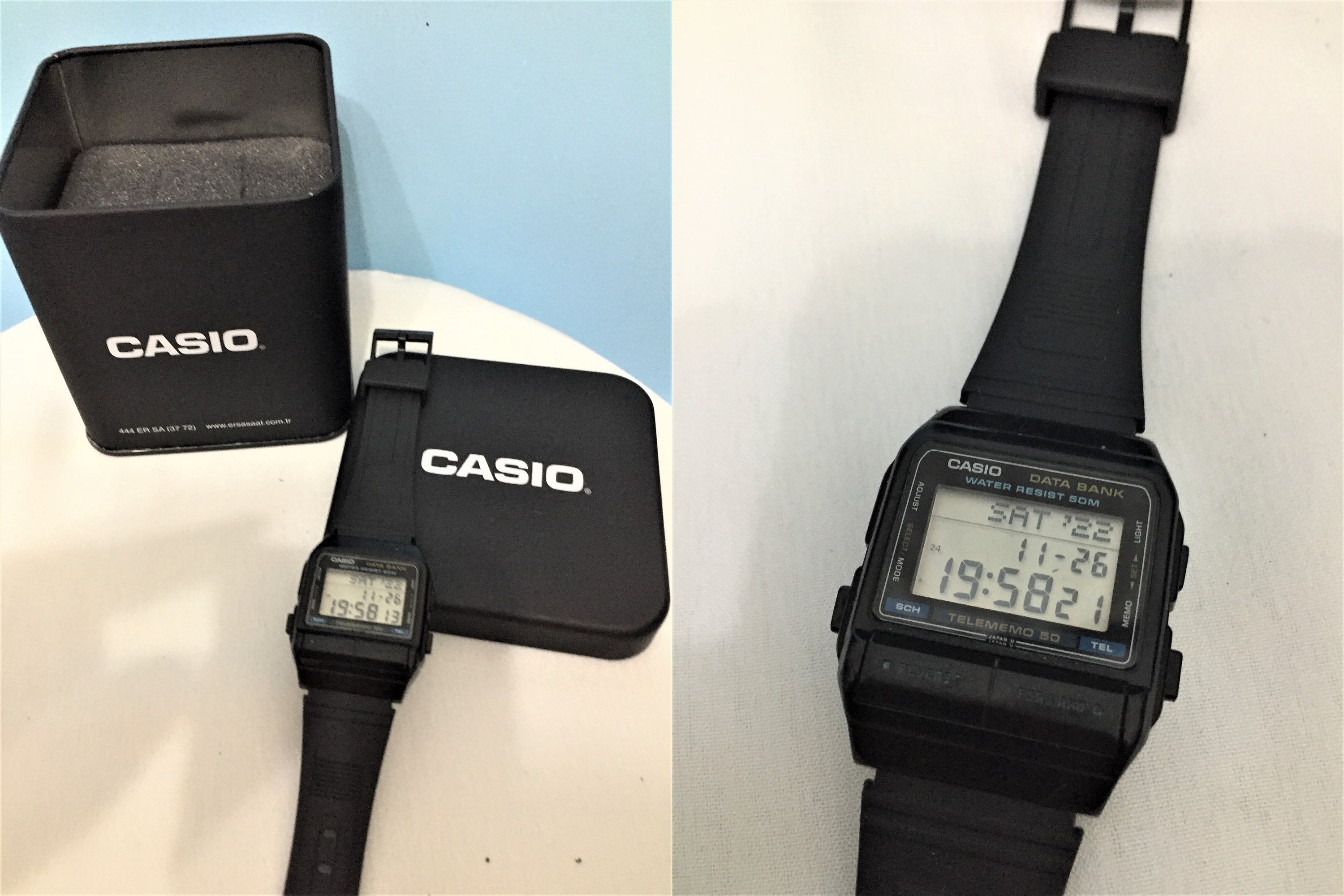 Vintage Rare CASIO Databank 50 DB-55W/ Very Good Condition / Very Good ...