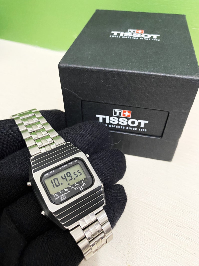 Very RARE Tissot F1 LCD Formula Watch 97010 Digital / Very Good ...