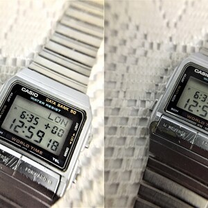Db-520 Vintage Casio Data Bank Telememo 50/ Watch Model 675 Japan/ World Time Alarm Wrist Watch ...