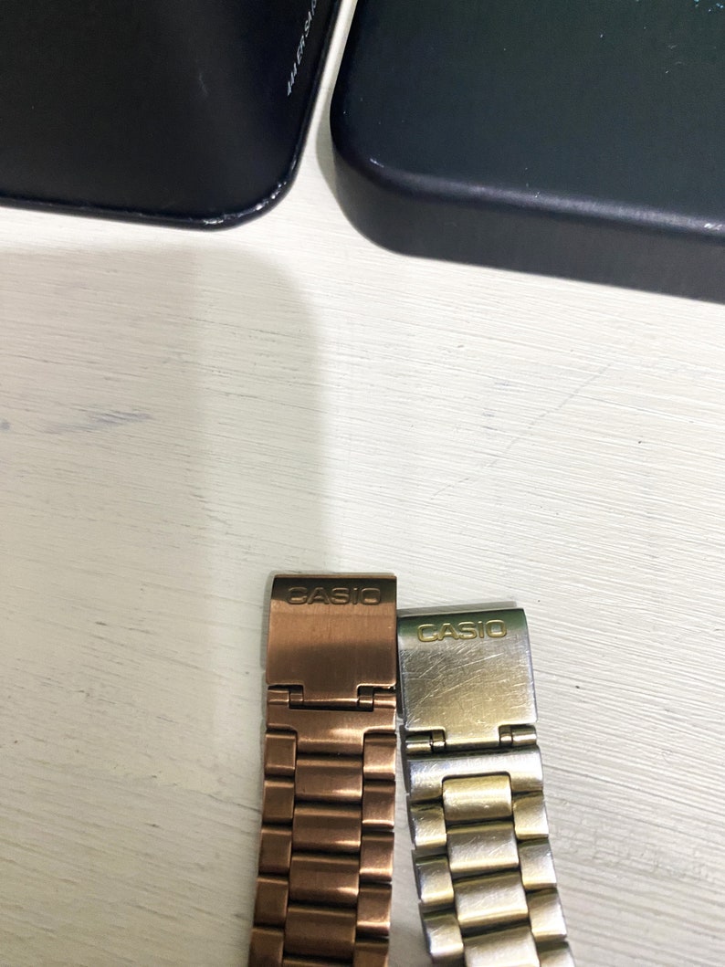 2 Pcs Vintage Casio Orginal B640W A168w Family Set/ Copper - Etsy