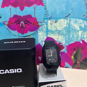 Black Dial Vintage Casio Flip Top FTP-30 / Module 761 /mens Watch Japan ...