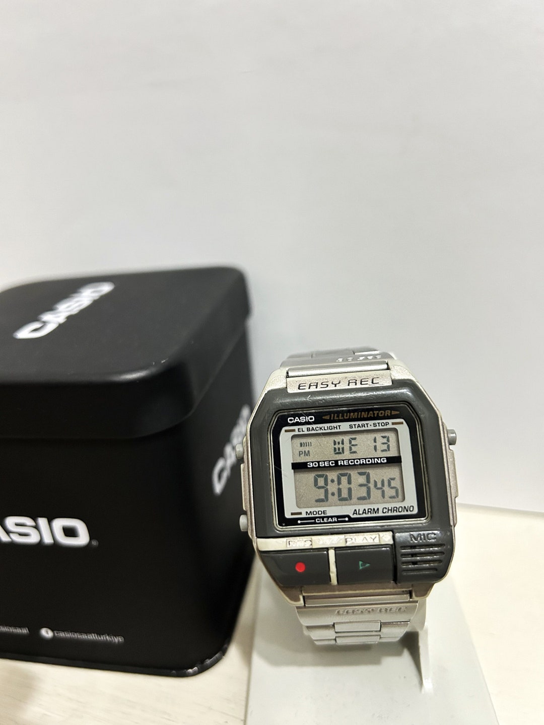 VERY RARE Casio A-V2 Alarm Chrono 30 Sec Recording Digi Japan Quartz Collectible, Very Good ...