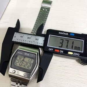 RARE Vintage Seiko A031-5000/ Quartz Stainless Steel LC Digital Alarm ...