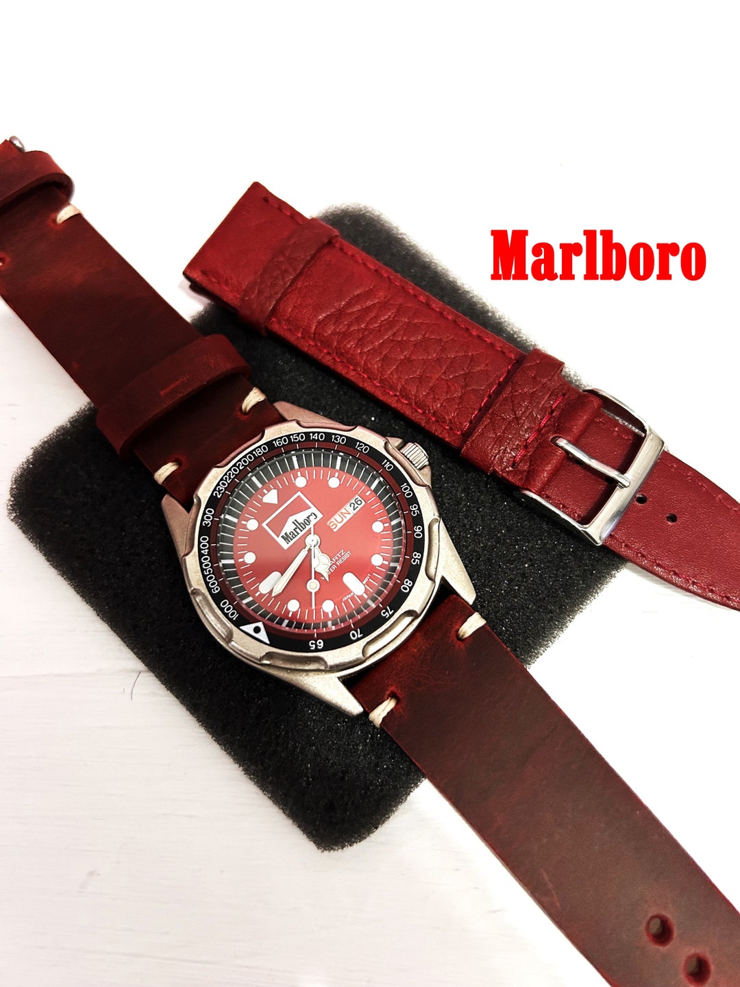 RARE Marlboro Wrist Watch/ Great Vintage Condition/ Real Handmade ...