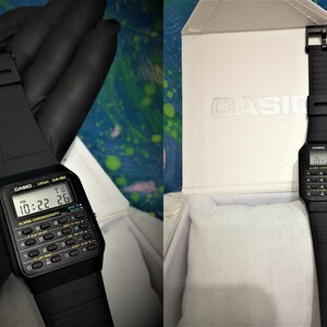Rare Beautiful Casio CA-50 Calculator Watch Module 437/ Vintage Back to ...
