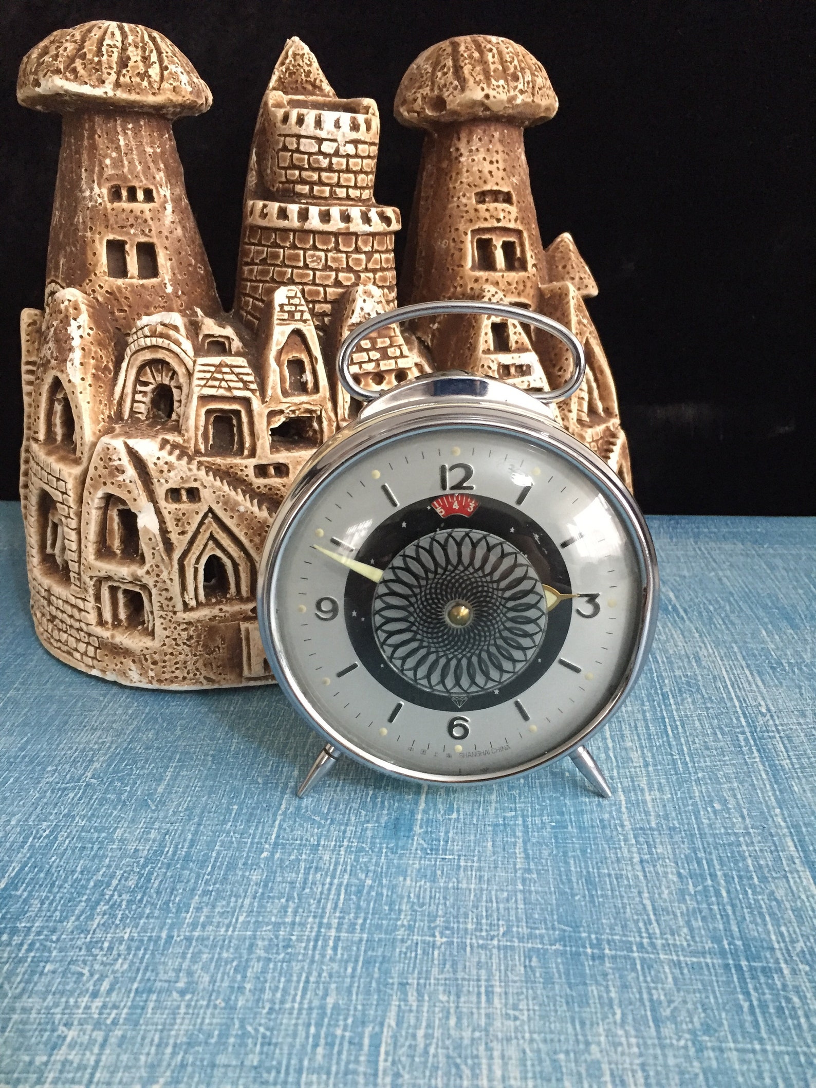 Vintage Alarm Clock 1960s Animated Clock China Alarm Clock - Etsy