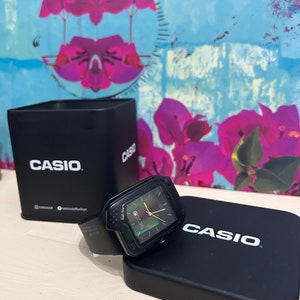 Black Dial Vintage Casio Flip Top FTP-30 / Module 761 /mens Watch Japan ...