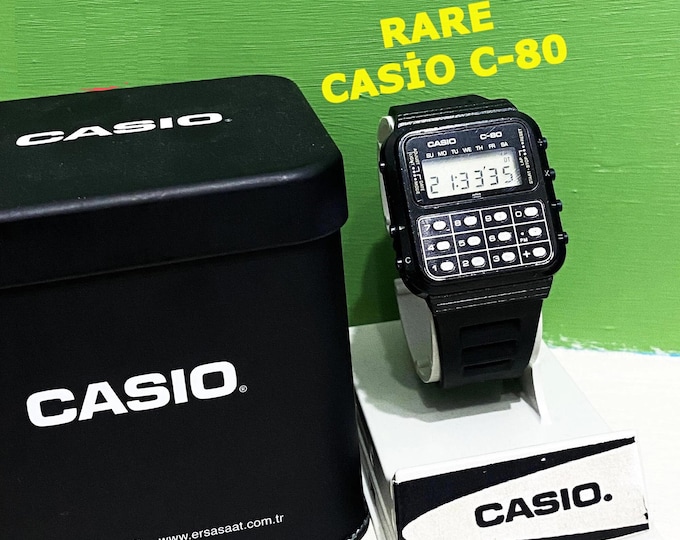 Vintage CASİO C-701 1978/rare/calculator/mens Watch - Etsy