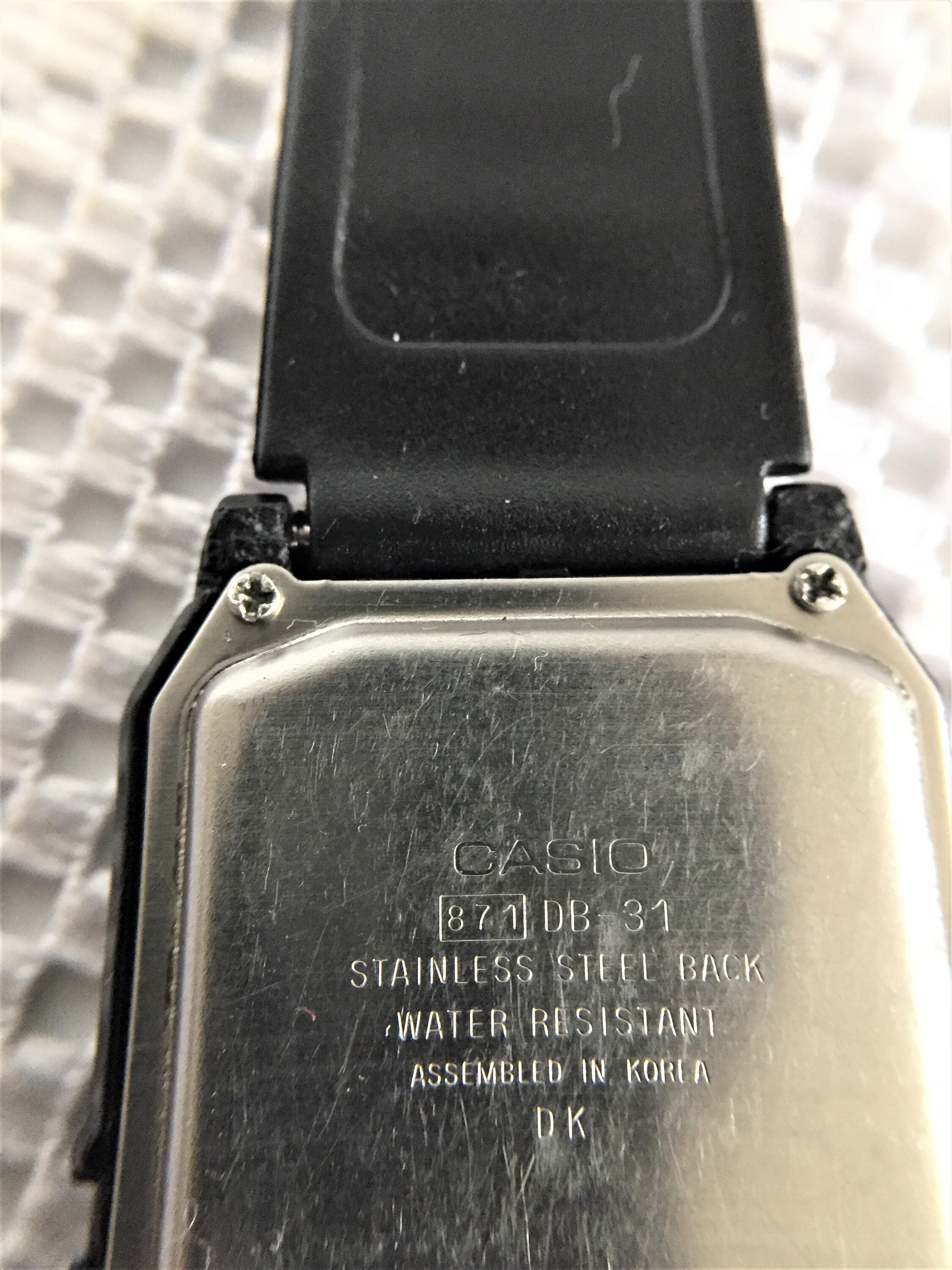 Vintage Casio RARE DB-31 Data Bank / Watch Module 871/ Tele Memo 30 Alarm Wrist Watch/ Very Good ...