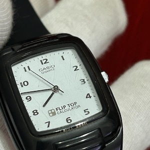 RARE Vintage Casio Flip Top FTP-10/ Module 760 /mens Watch Japan Made ...