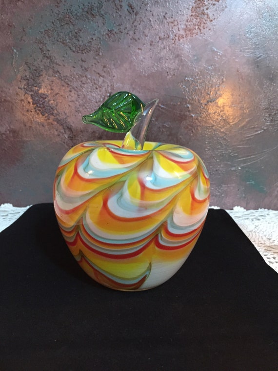 Handmade Glass Apple/ Murano Beautiful / Collectible Glass/ - Etsy