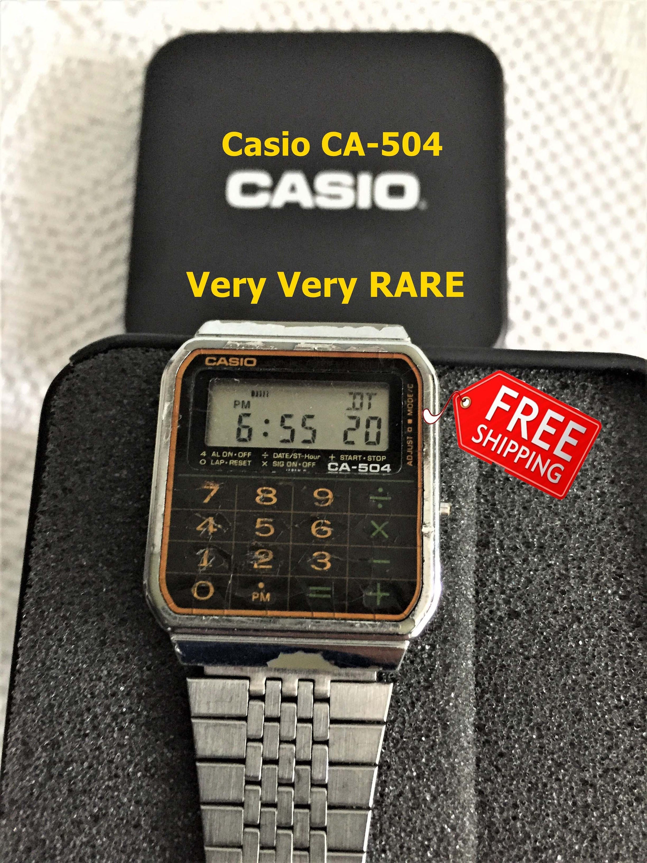 Casio Calculator Watch Silver
