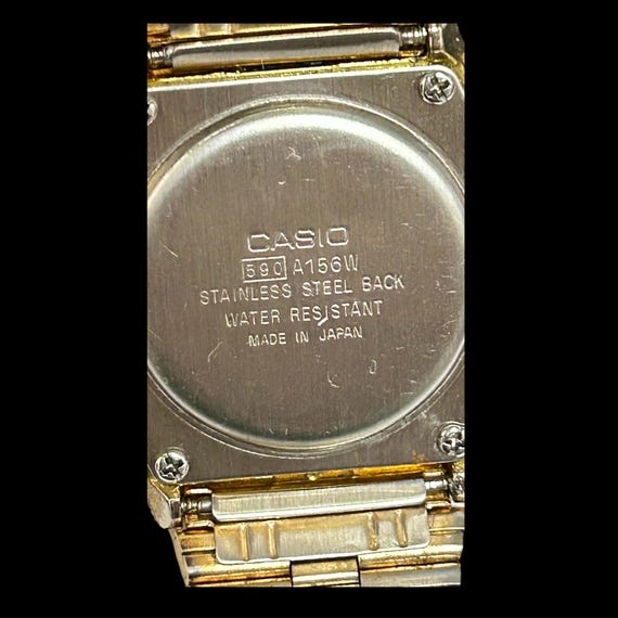 Original Japan Vintage CASIO A156W Digital quartz wat… - Gem