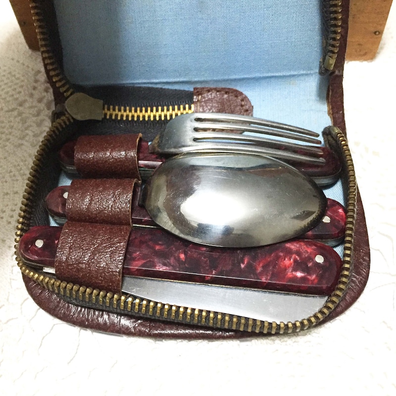 Travel Knife Fork Spoon Set - Etsy