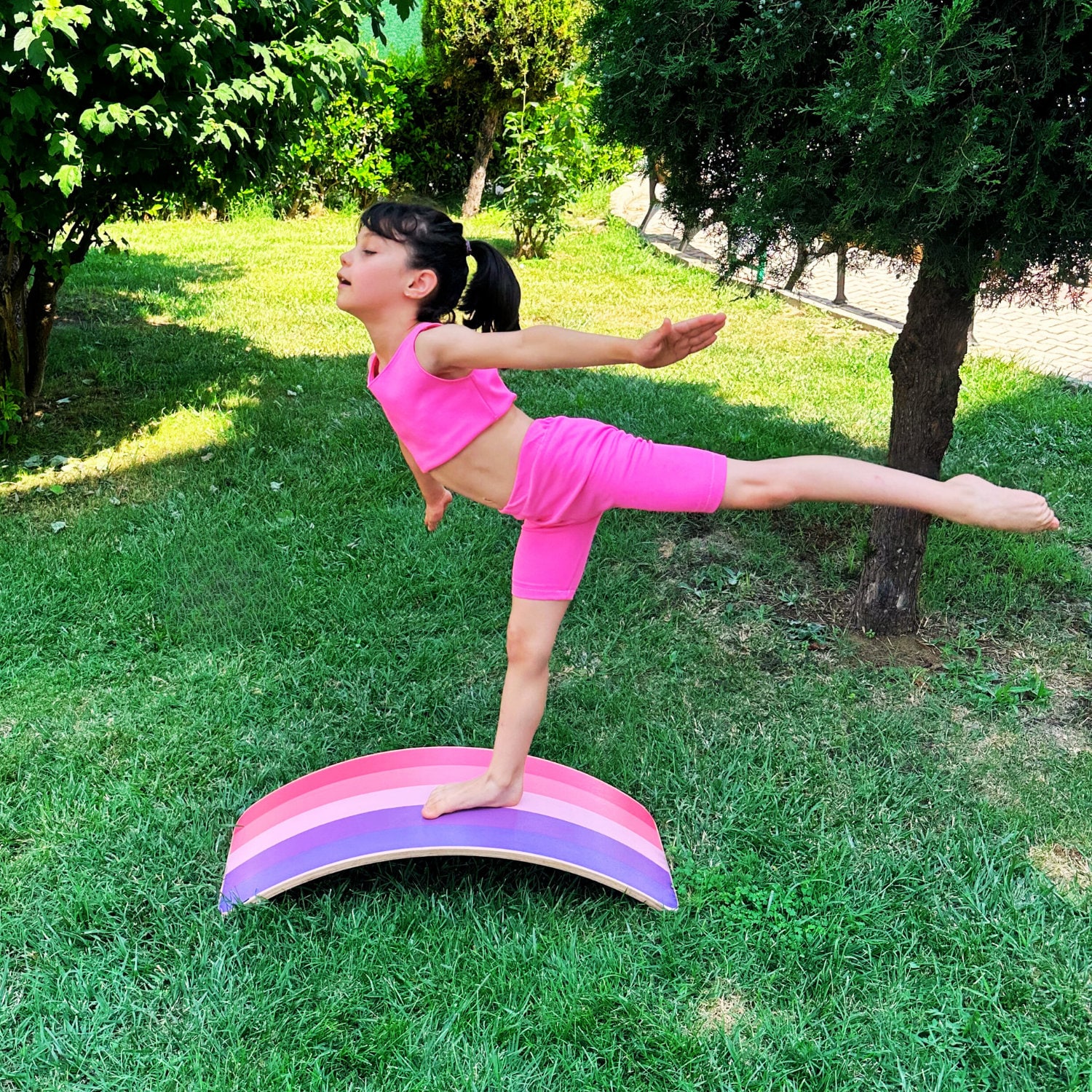 Wooden Balance Board, Wooden Rocking Toy, Christmas Gift for Kids ...