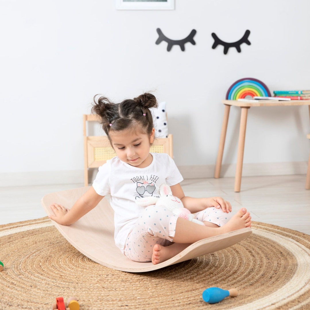 Wooden Balance Board Wooden Rocking Toy Christmas Gift for - Etsy