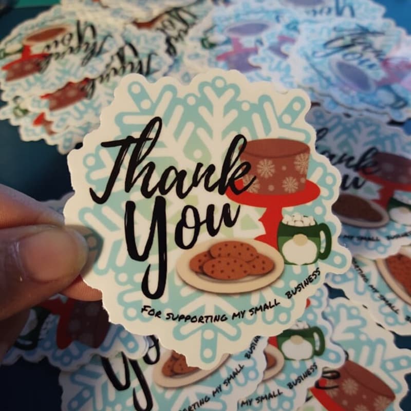 Thank You Bakery Stickers - Etsy