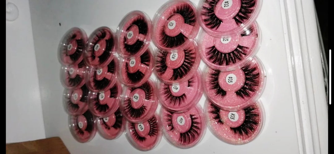 100% Human Hair 3D Mink Lashes - Etsy