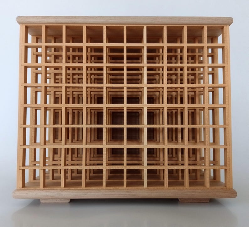 Solid Wood Marker Organizer, 80 Slot Brush Pen Holder - Etsy Australia