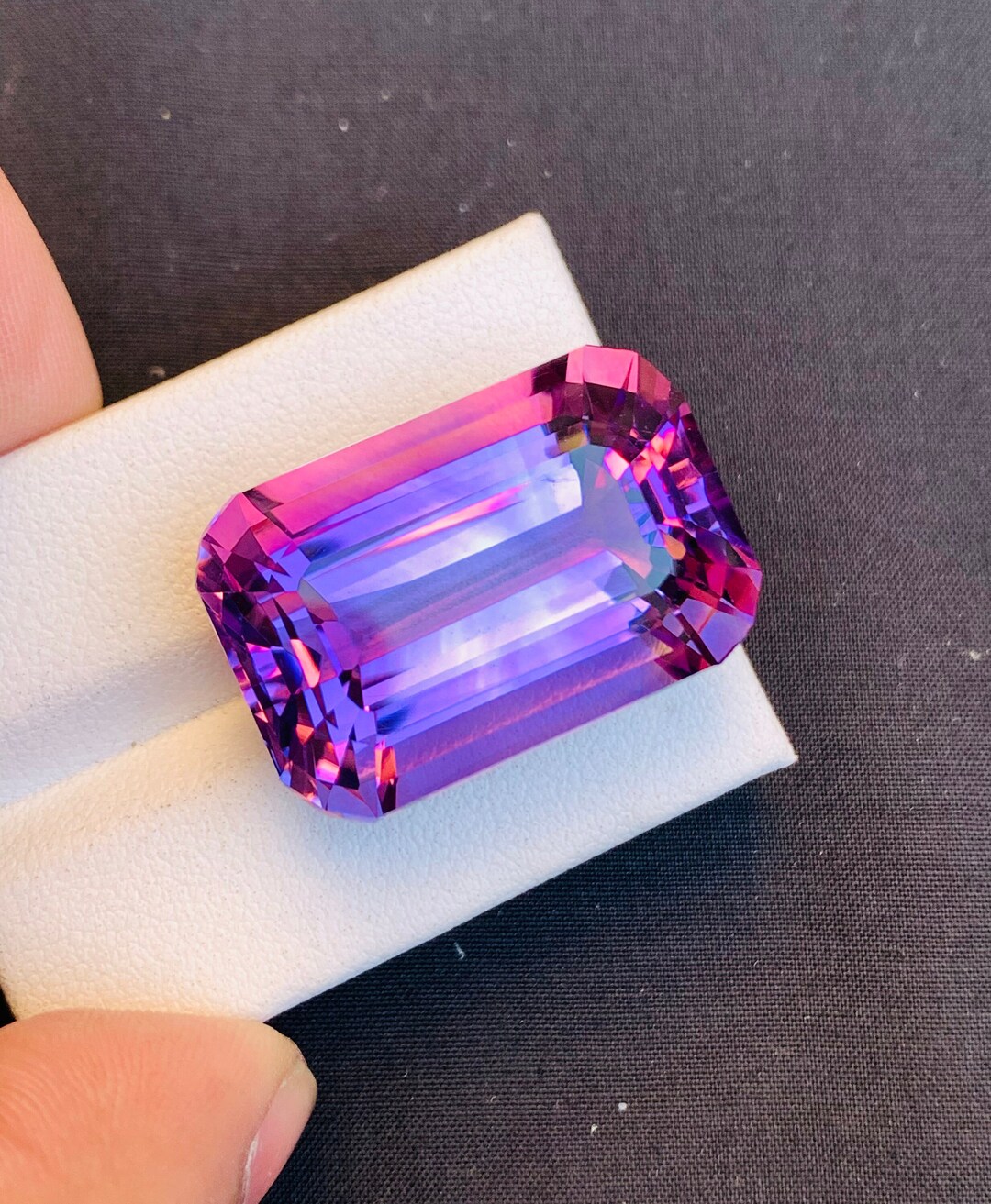 Collection Amethyst, Natural Amethyst Gemstone, Deep Color, Faceted ...