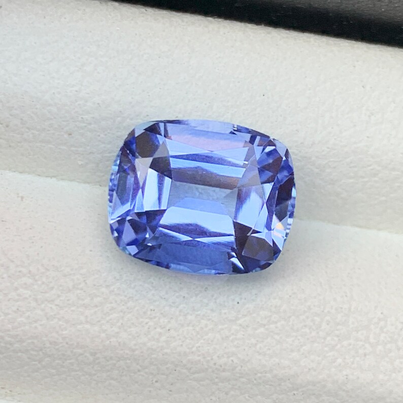 Natural Aquamarine Gemstone, Cushion Cut Aquamarine. Ring/jewelry Size ...