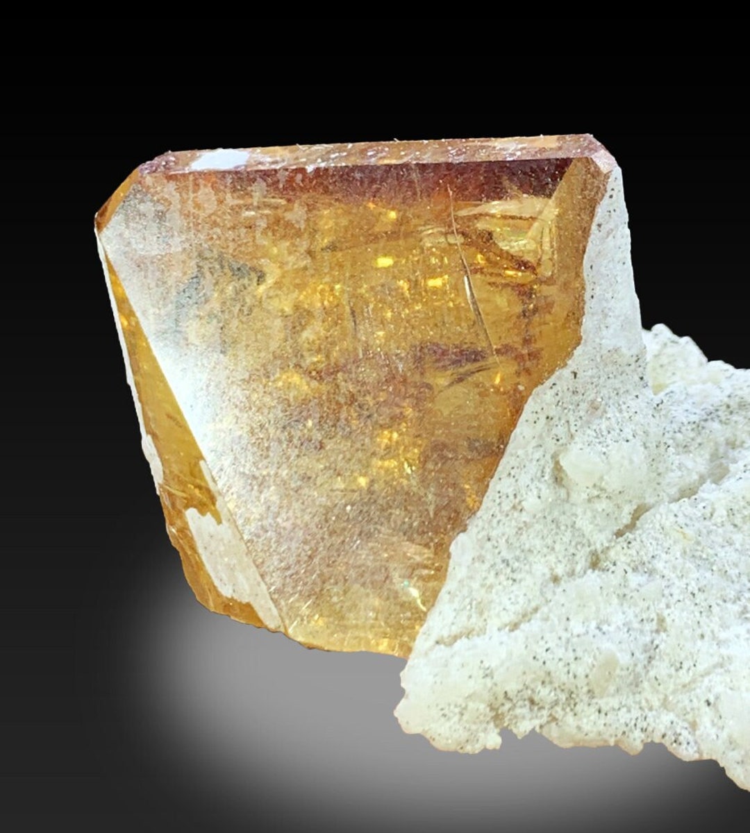 Home Decor Topaz Specimen, Sherry Color Topaz Crystal, Topaz With ...
