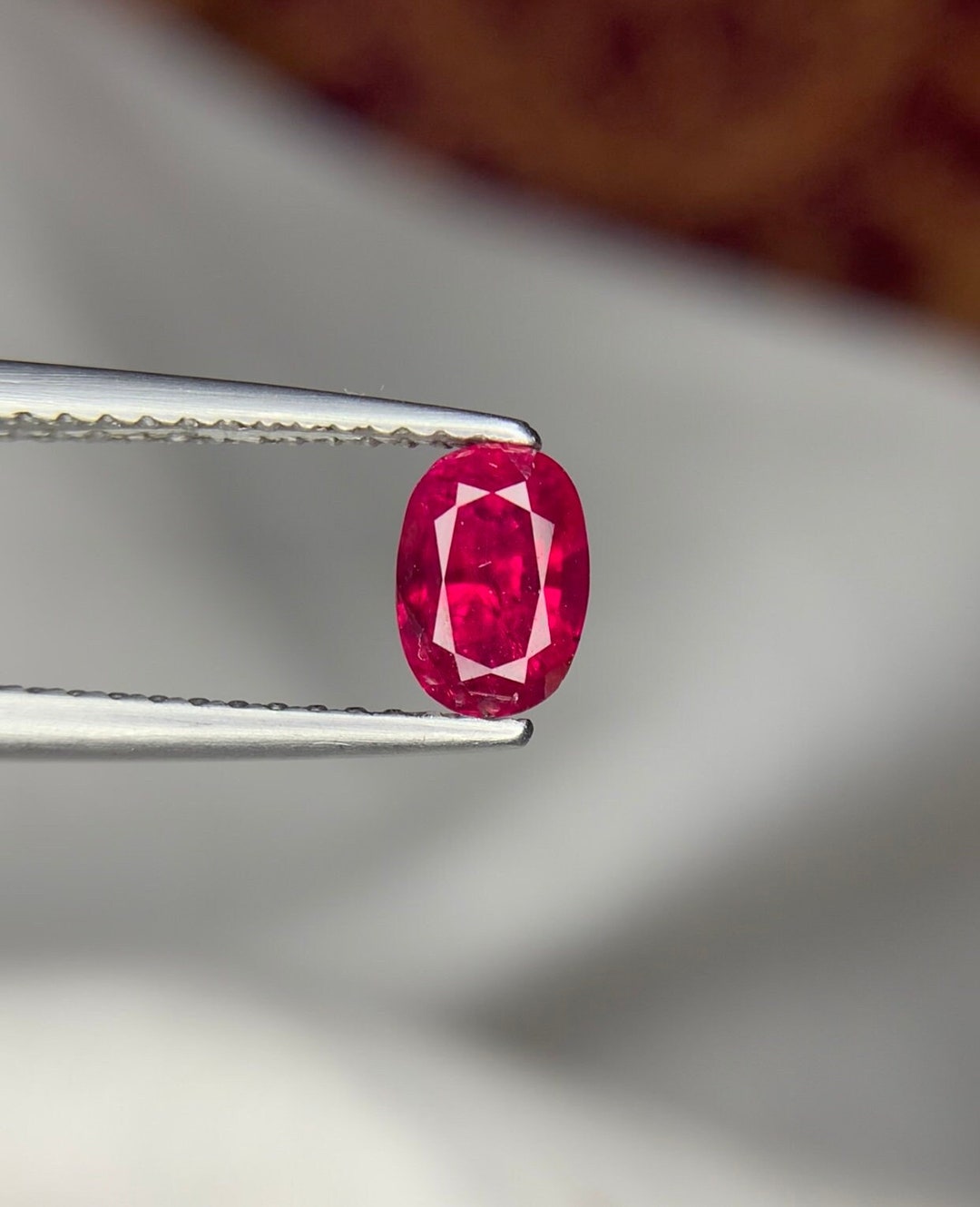 Vivid Red Ruby Gemstone, Natural Oval Cut Afghanistan Ruby Gemstone ...