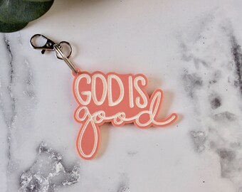 God Keychain | Etsy