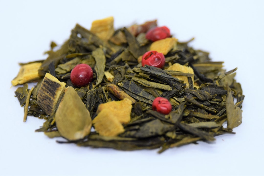 Té verde DANCE OF THE SENS Dátil-Regaliz-Pera bolsa 100g - Etsy México