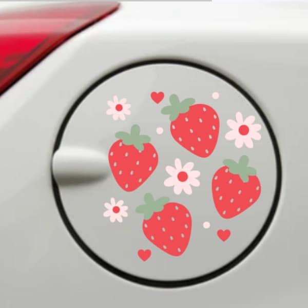 Strawberry Decals - Etsy
