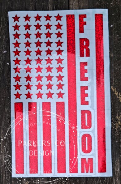 USA Flag Freedom Vinyl Decal, America, Merica, Popular Right Now ...