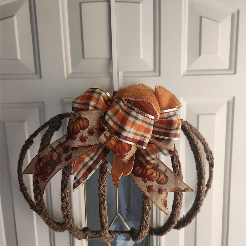 Pumpkin Frame Wreath - Etsy